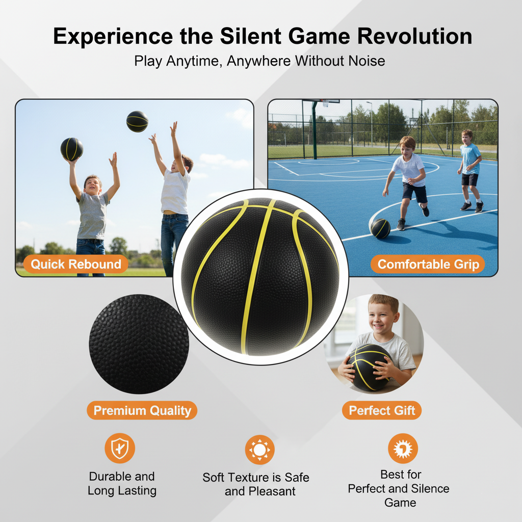 580G Silent Basketball Dribble Indoors | Size 7- 29.5